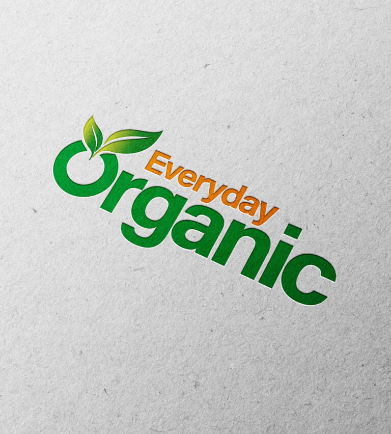 The best organic products online shopping logo design by InDesign Media